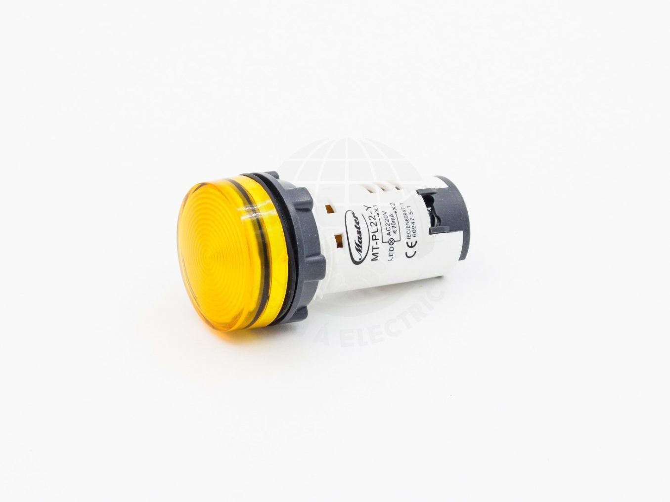 Đèn Báo Màu Vàng MT-PL22-Y MASTER - Điện Châu Á