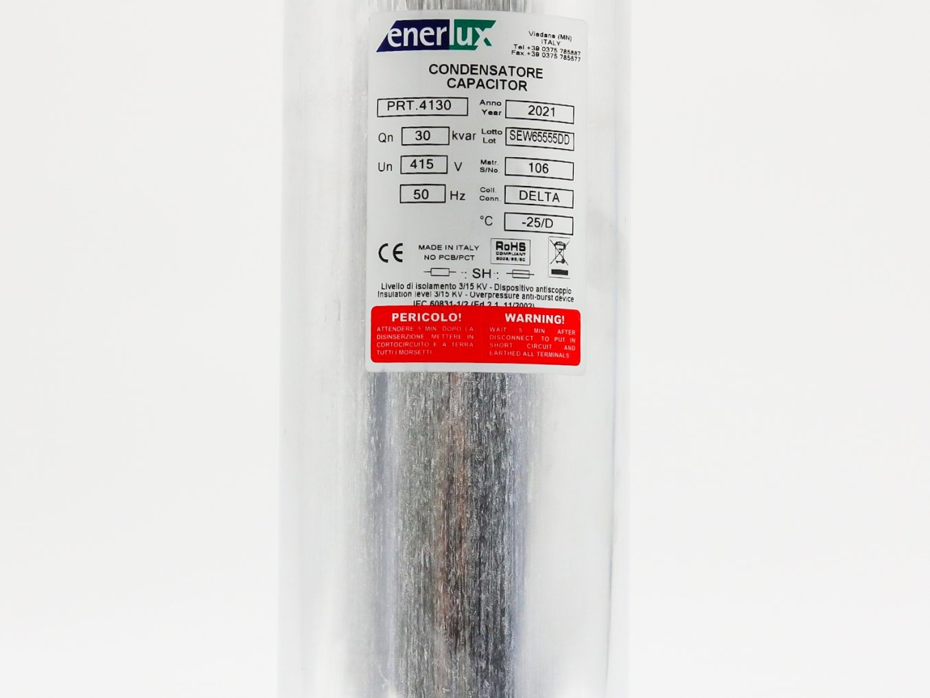 Tụ Bù ENERLUX Loại Khô 30K-415V PRT-4130 - Điện Châu Á