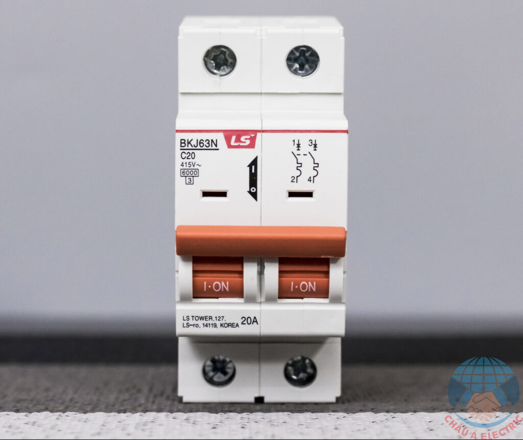MCB LS (CB Tép) BKJ63N-2P - Điện Châu Á