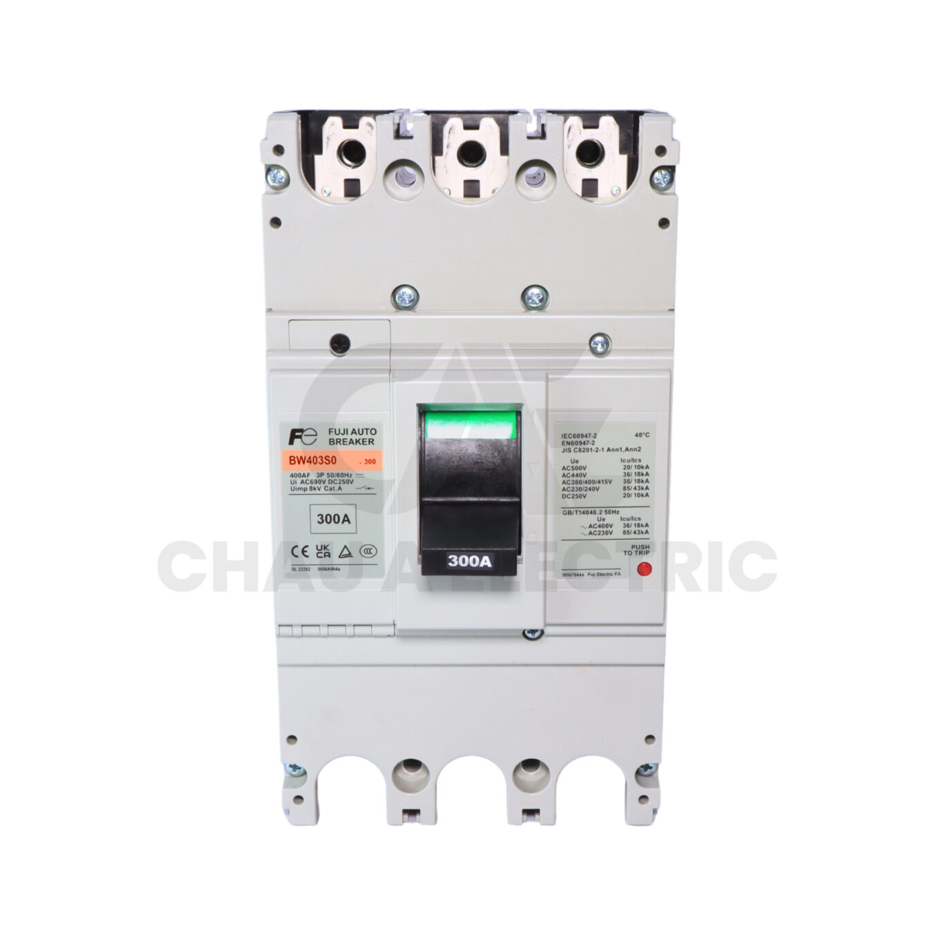 MCCB BW403S0 3P 300A FUJI ELECTRIC - Điện Châu Á